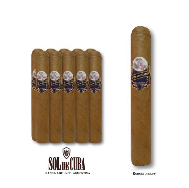 SOL DE CUBA ROBUSTO RESERVA – Tabaquería Horus